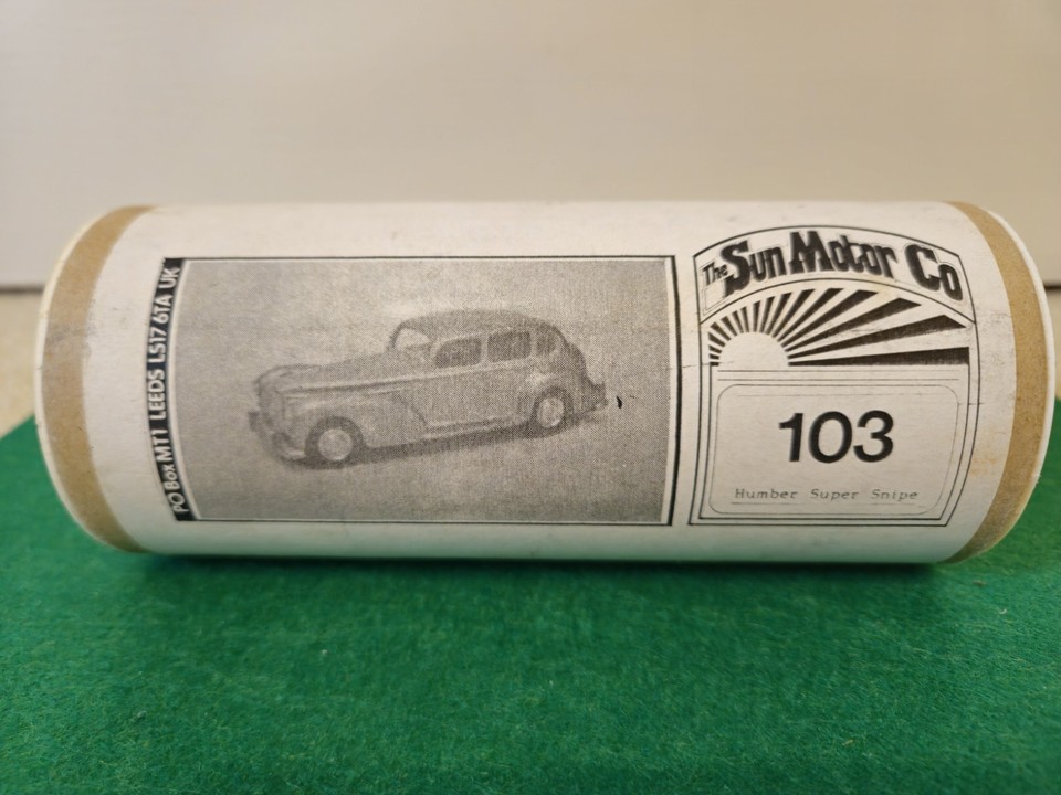 SUN MOTOR CO 1:43 HUMBER SUPER SNIPE #103 NEVER DISPLAYED N/ LANDSDOWNE ...
