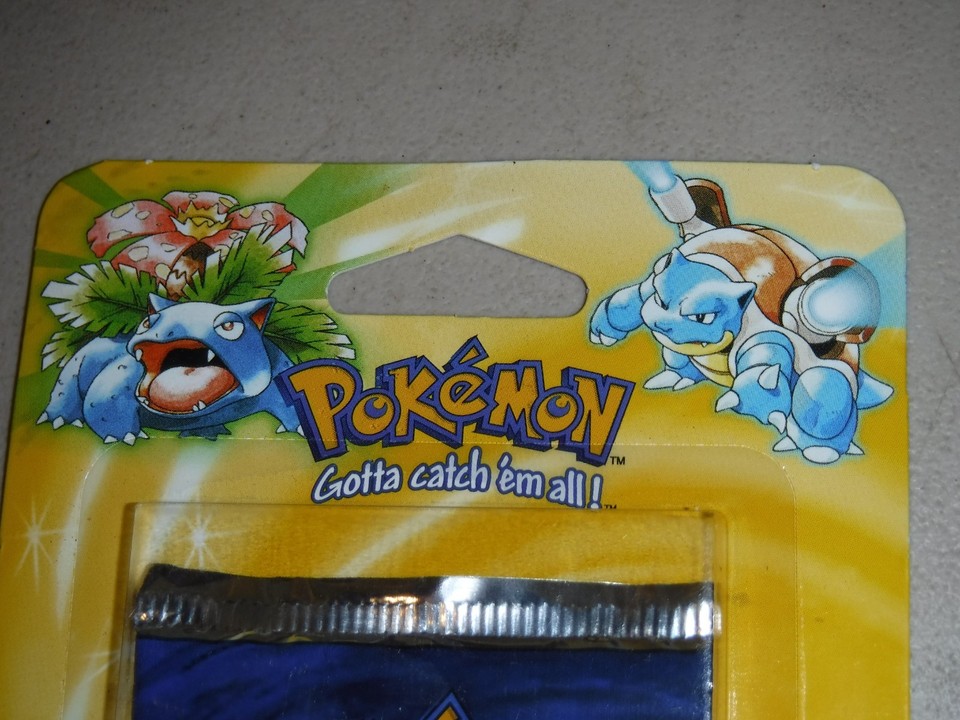 1999 POKEMON VENUSAUR BLISTER PACK BOOSTER PACKS WOTC POKEMON FOIL PACK ...