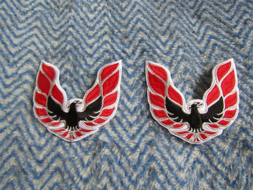 PONTIAC FIREBIRD FORMULA TRANS-AM BIRD JACKET HAT OR SHIRT PATCH RED ...