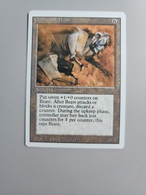 MTG Clockwork Beast Revised Edition Regular Rare | eBay