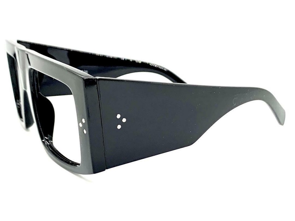 Oversized RETRO Large Super Thick Square Lensless Eye Glasses Frame ...