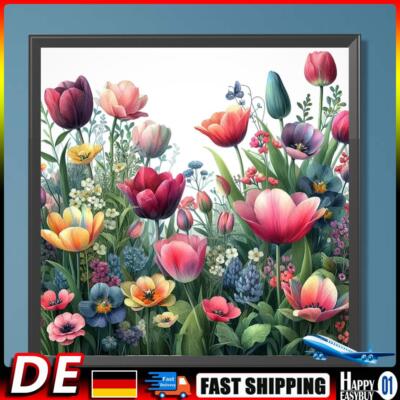 5D DIY Full Round Drill Diamond Painting Spring Garden Kit Home Decor ...