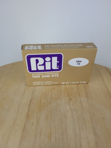 Rit Dye Powder Tint&Dye Tan #16 All Purpose Concentrated Fabric Dye In ...