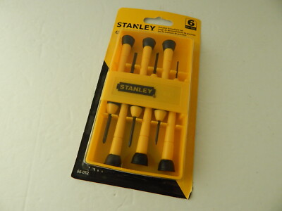 Stanley 66052 Precision 6 Pieces Screwdriver Set New 719896330992| eBay