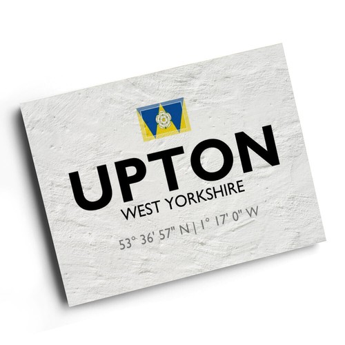 A3 PRINT - Upton, West Yorkshire - Lat/Long SE4713 | eBay