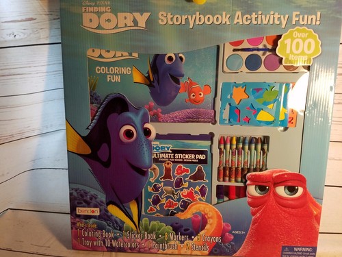 Disney Pixar Finding Dory Nemo Storybook Activity Fun Pad Stickers 100 ...