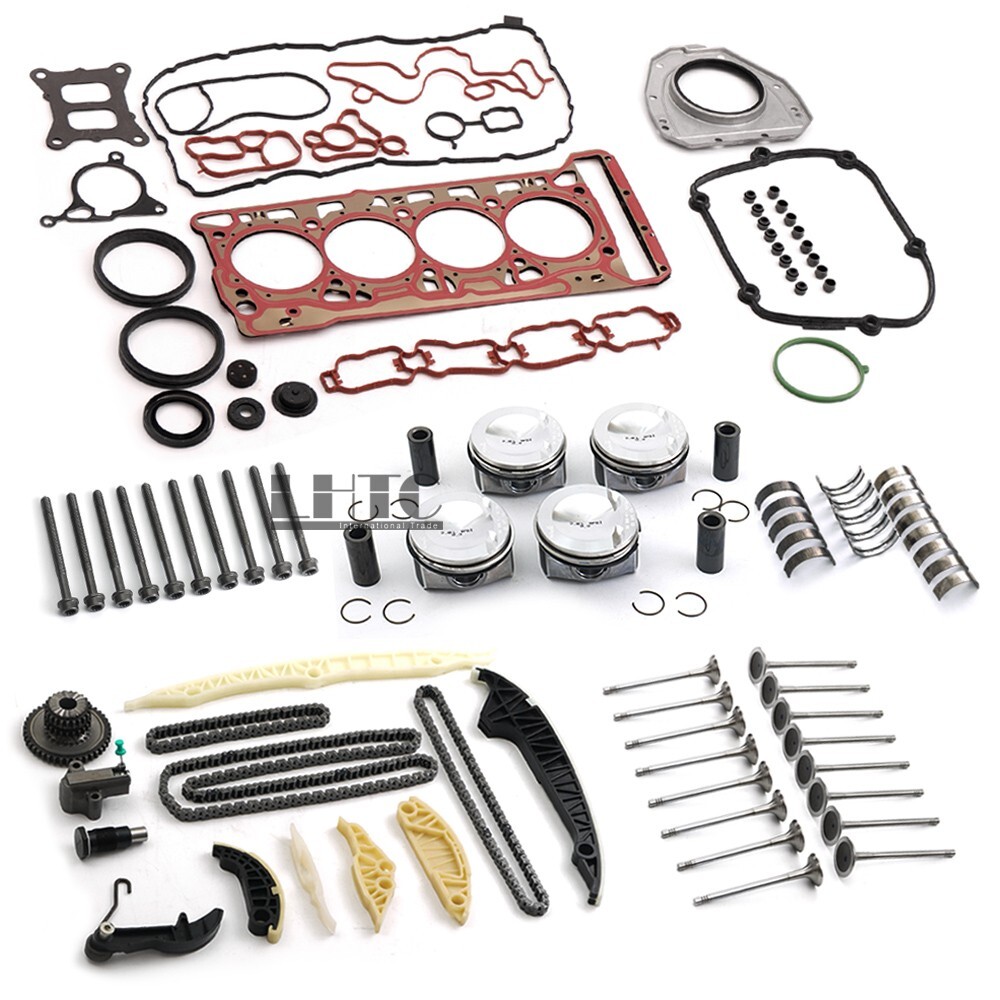 Engine Repair Overhaul Pistons Valves Kit For Audi S3 8V VW Golf R ...