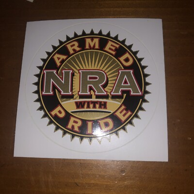 ARMED NRA with PRIDE - NRA National Rifle Association of America Car ...
