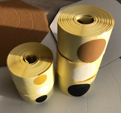 Target Patches Self Adhesive Black Buff White IPSC ISF Cardboard ...