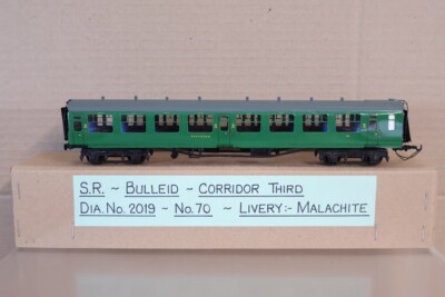 COMET MODELS KIT BUILT SOUTHERN SR BULLEID 3rd CLASS CORRIDOR COACH 70 ...