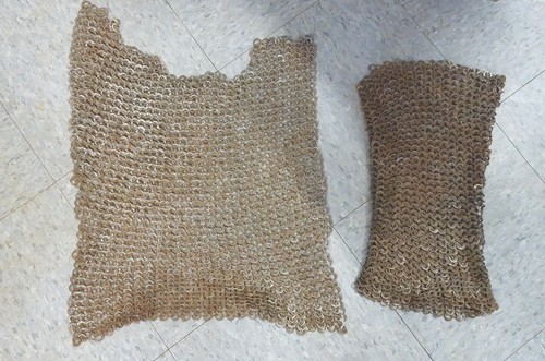 Chainmail Pieces Scrap for Projects Chain Mail | eBay