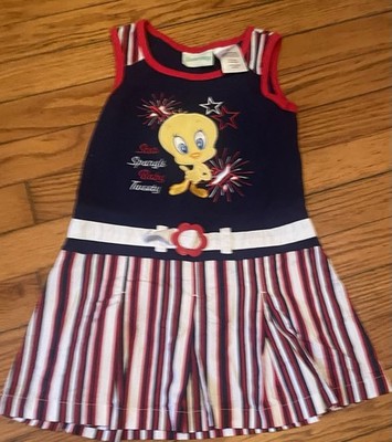 Girls 4T Looney Tunes Tweety Dress Toddler | eBay