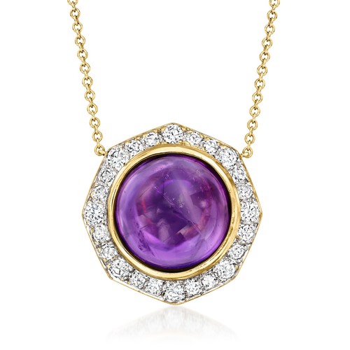 Vint Amy & Diamond Ncklc in 14k & 18k Gold 16.5 inches | eBay