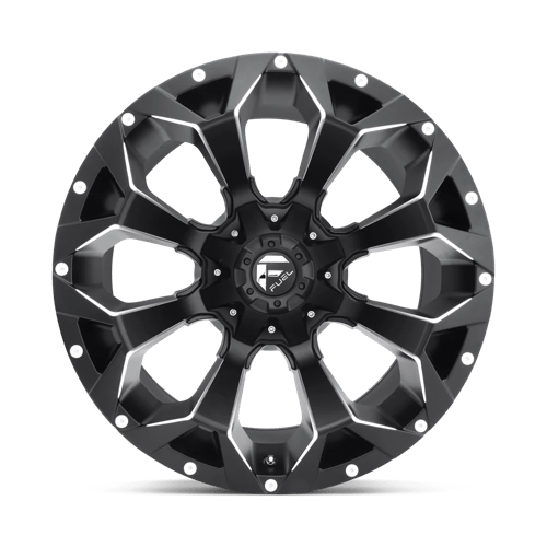 Fuel D546 Assault Matte Black Milled 1-Piece Rims: 22x10, 8x165.1/8x6.5 ...