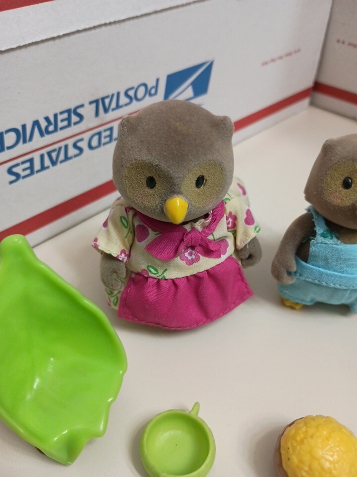 Lil’ Woodzeez Owl Family Critters With Accessories | eBay