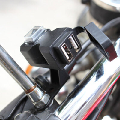 Dual USB Motorbike Port Motorcycle Charger Power Adapter Socket ...