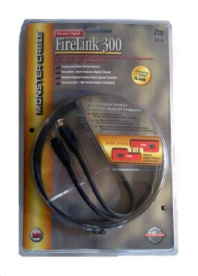 Monster Cable Firelink 300 High Speed 4 pin to 4 pin 6.6ft New | eBay