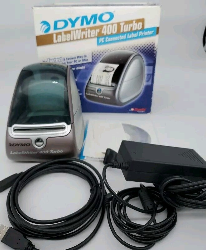 Dymo LabelWriter 400 Turbo Thermal Label Printer USB Wired Complete ...