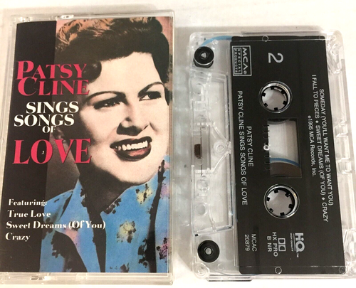 Patsy Cline Sings Songs of Love Cassette tape Ships Same Day With ...