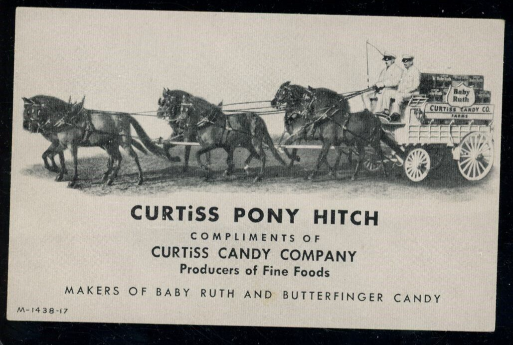 Curtiss Pony Hitch, Curtiss Candy Trade Card Maker of Butterfinger and ...