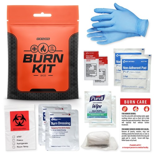 Advanced Burn Kit, Comprehensive Burn First Aid Kit with Dressings ...