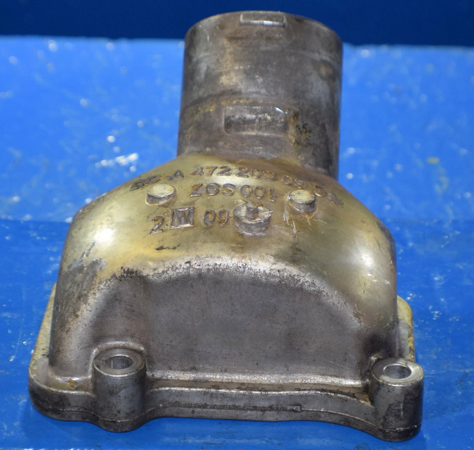 DETROIT DIESEL DD15 THERMOSTAT COOLING WATER OUTLET HOUSING A4722030931 ...