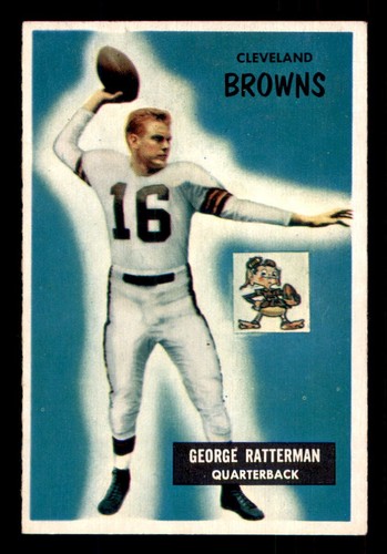 1955 Bowman Football #150 George Ratterman EX/MT *e1 | eBay