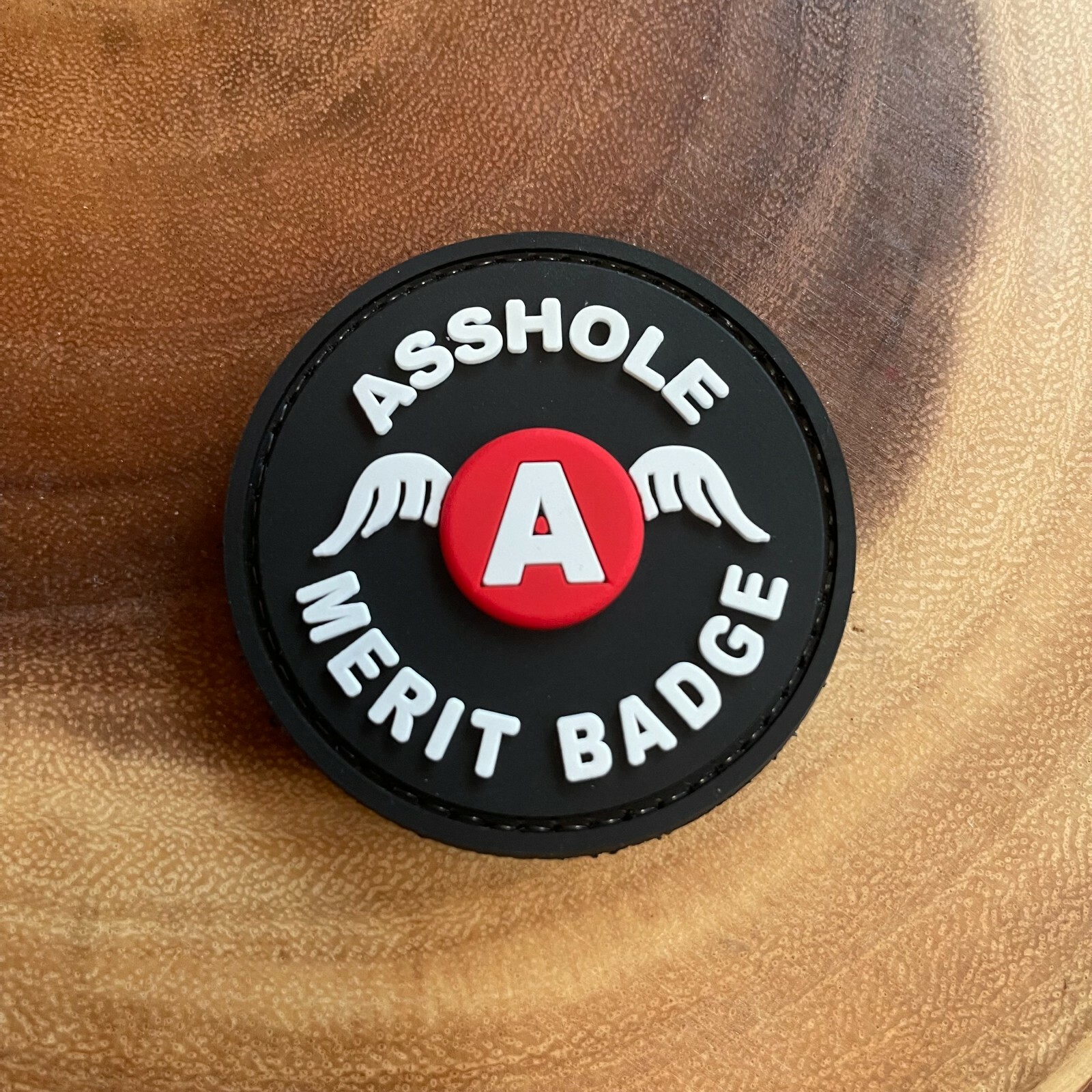 A-Hole Merit Badge PVC Patch | eBay