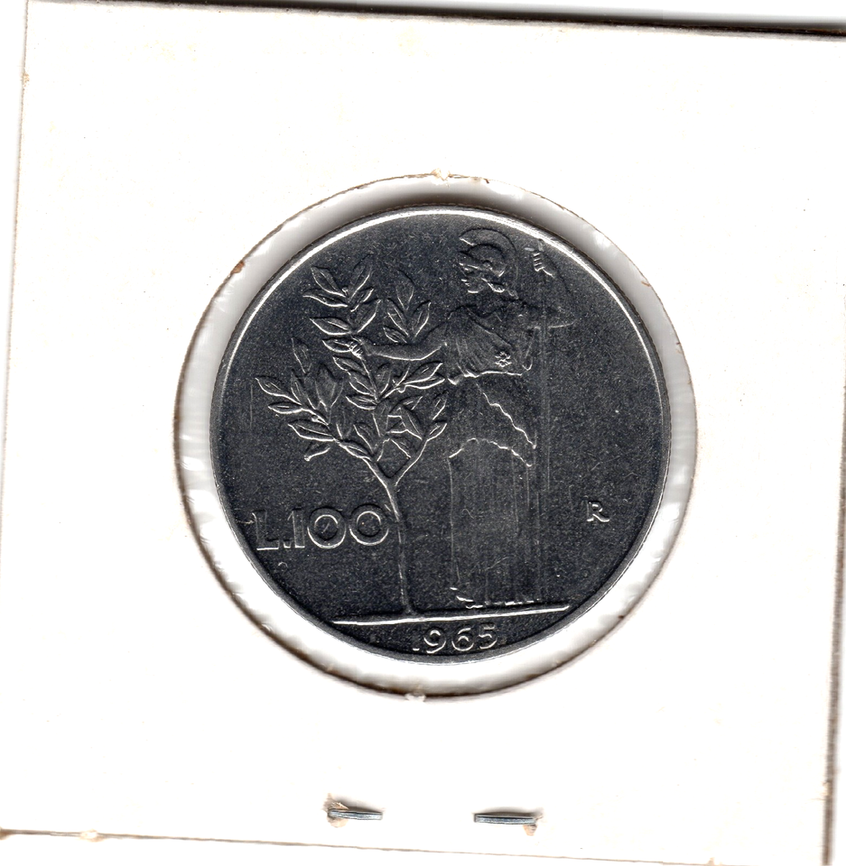 1965 R Repvbblica Italiana L. 100 coin nice condition | eBay