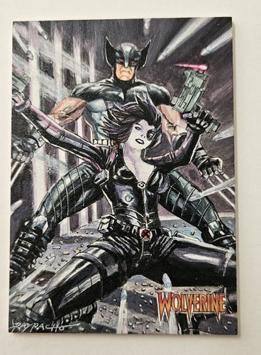Marvel Fleer Ultra Wolverine Domino 1/1 Sketch Card Aftermarket | eBay