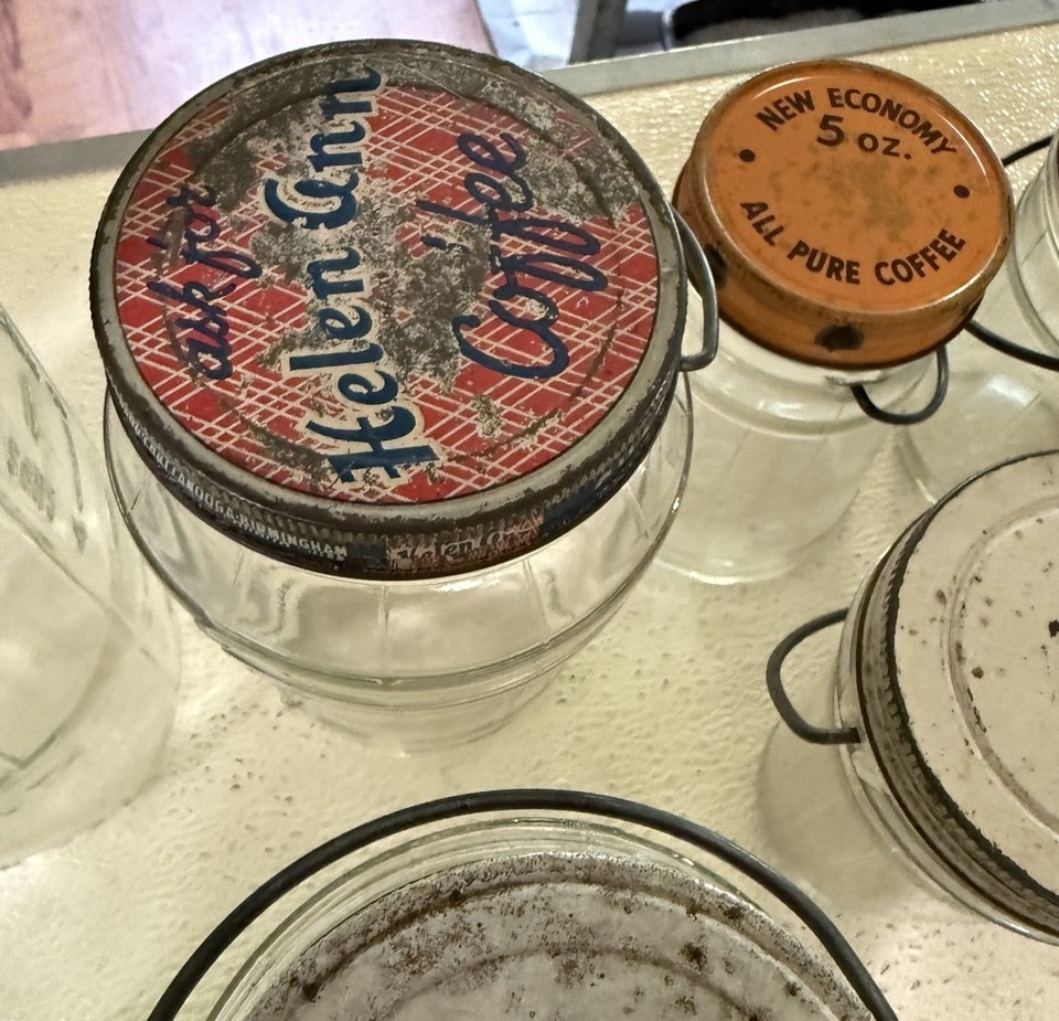 Large Mixed Lot Of Jars - Fruit Jars Aqua Mason’s Misc Glass Cannisters | eBay