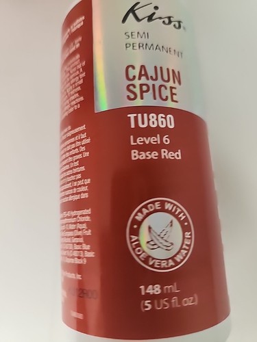 Kiss Semi Permanent Tint Up in Cajun Spice Base Red TU860 Level 6 NEW ...