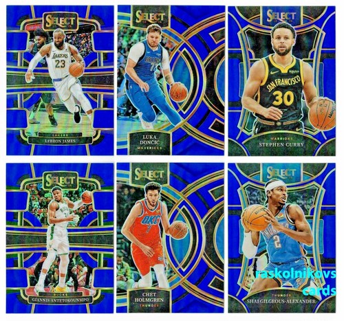 2023-24 SELECT Blue Holo Prizm #1-400 YOUR CHOICE $2 or 2 Card Minimum ...