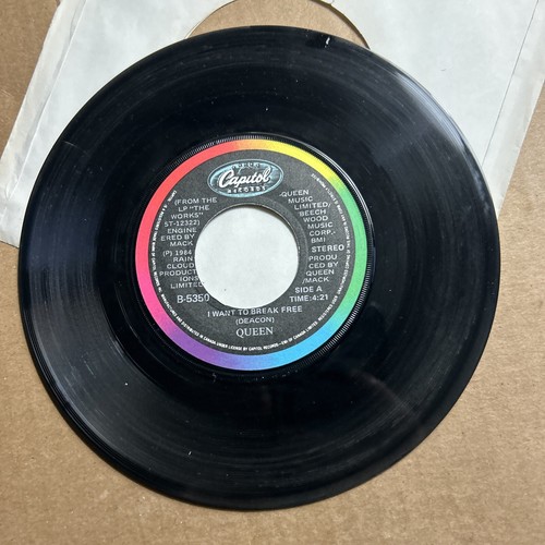 Queen I Want To Break Free/Machines Back To Humans 1984 CAPITOL Records ...