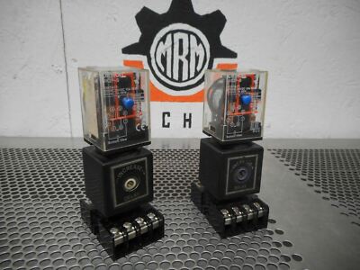 International Electrodynamics TR4-205 115VAC Relays H50-SL608 Sockets ...