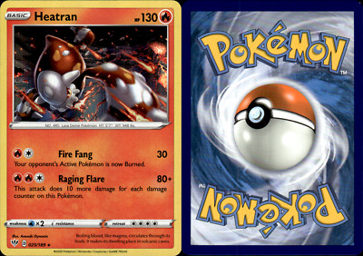 Heatran 025/189 - Darkness Ablaze - Holo Rare - Pokemon Card TCG | eBay