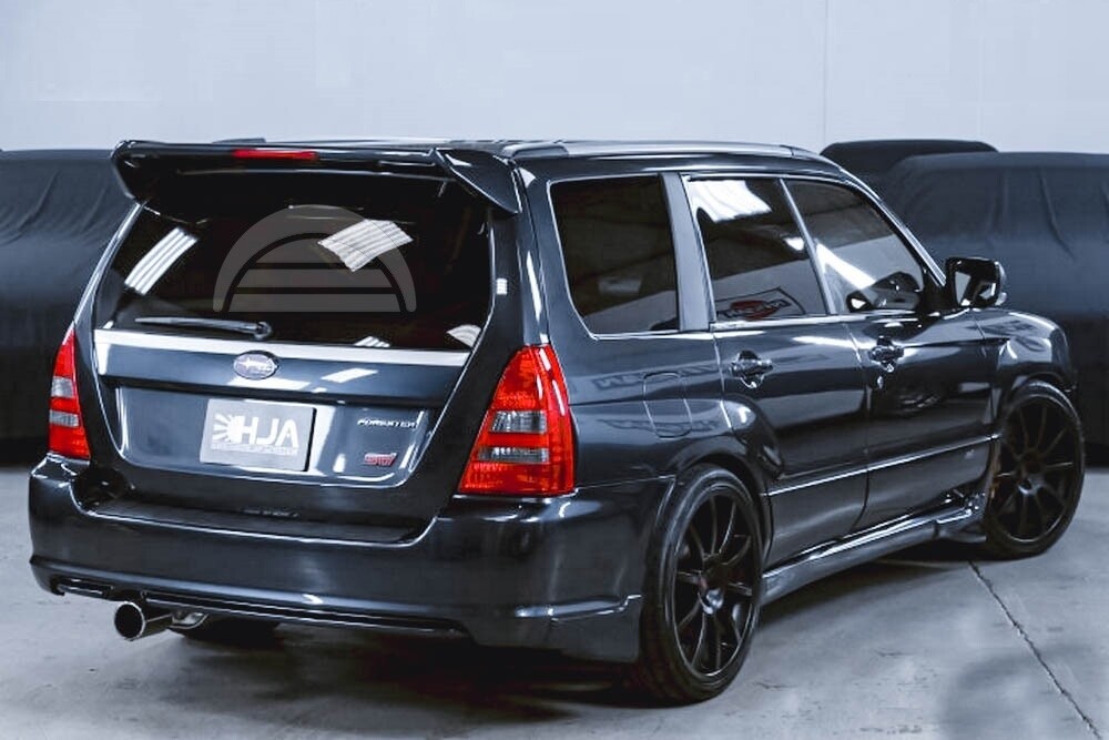 Spoiler STi for Subaru Forester SG 2002-2008 Rear Tail Wing with stop ...