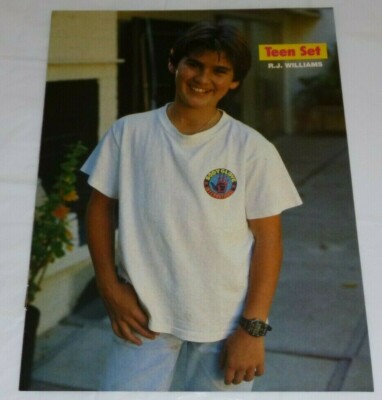 R. J. WILLIAMS x1 FOREIGN TEEN MAGAZINE PINUP *VERY RARE* CHILD ACTOR ...