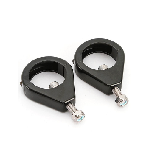 41mm Fork Turn Signal Indicator Light Relocation Bracket Clamps Mount ...