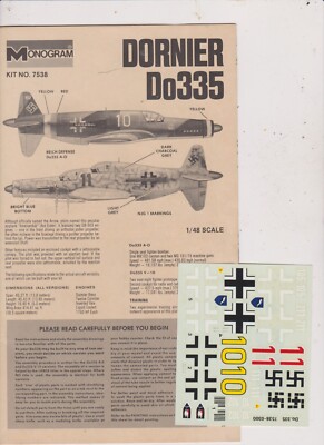 LINDBERG CONVAIRB-58 HUSTLER DIRECTIONS AND DECALS FREE SHIP IN U S | eBay