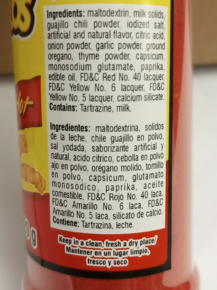 2x Flamming Hot Cheetos Powder Seasoning 2x Polvo Chilito Sasonador ...