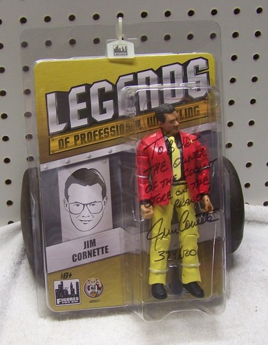SAFG8 JIM CORNETTE Signed Action Figure w/COA **BONUS** | eBay