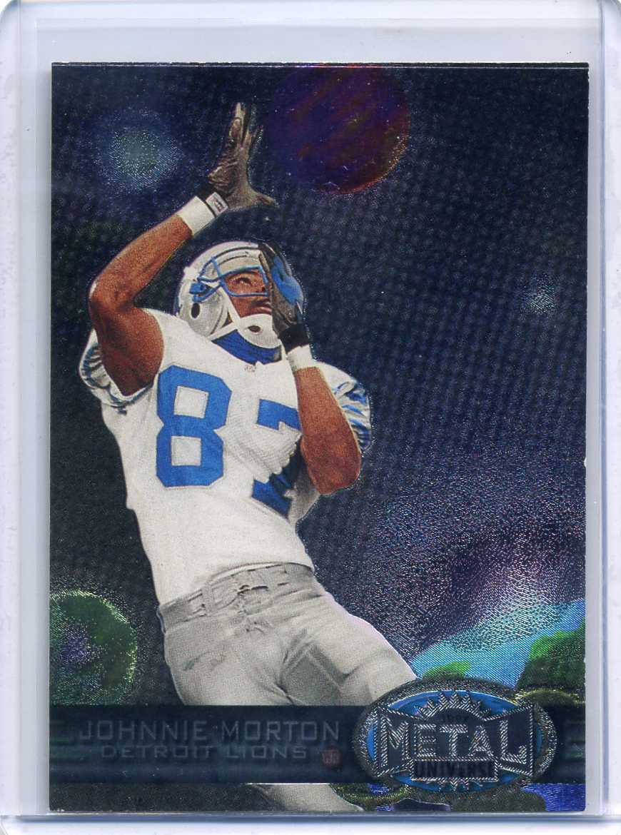 JOHNNIE MORTON 1997 Skybox Metal Universe #91 - LIONS | eBay