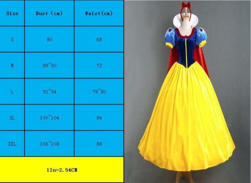 Snow White Group Long A-line Cosplay Costume Party Birthday Princess ...