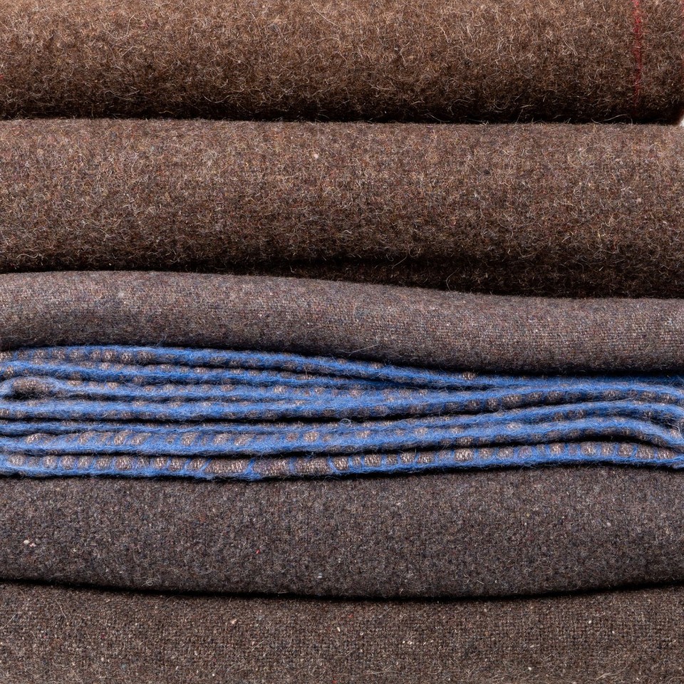 Genuine Original British Army Blanket - Military Surplus - Wool- Thick ...