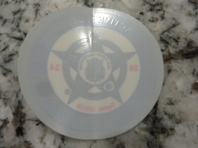 Fraternal Order Of Police 2024 Member 2 1/4" Interior Window Sticker ...