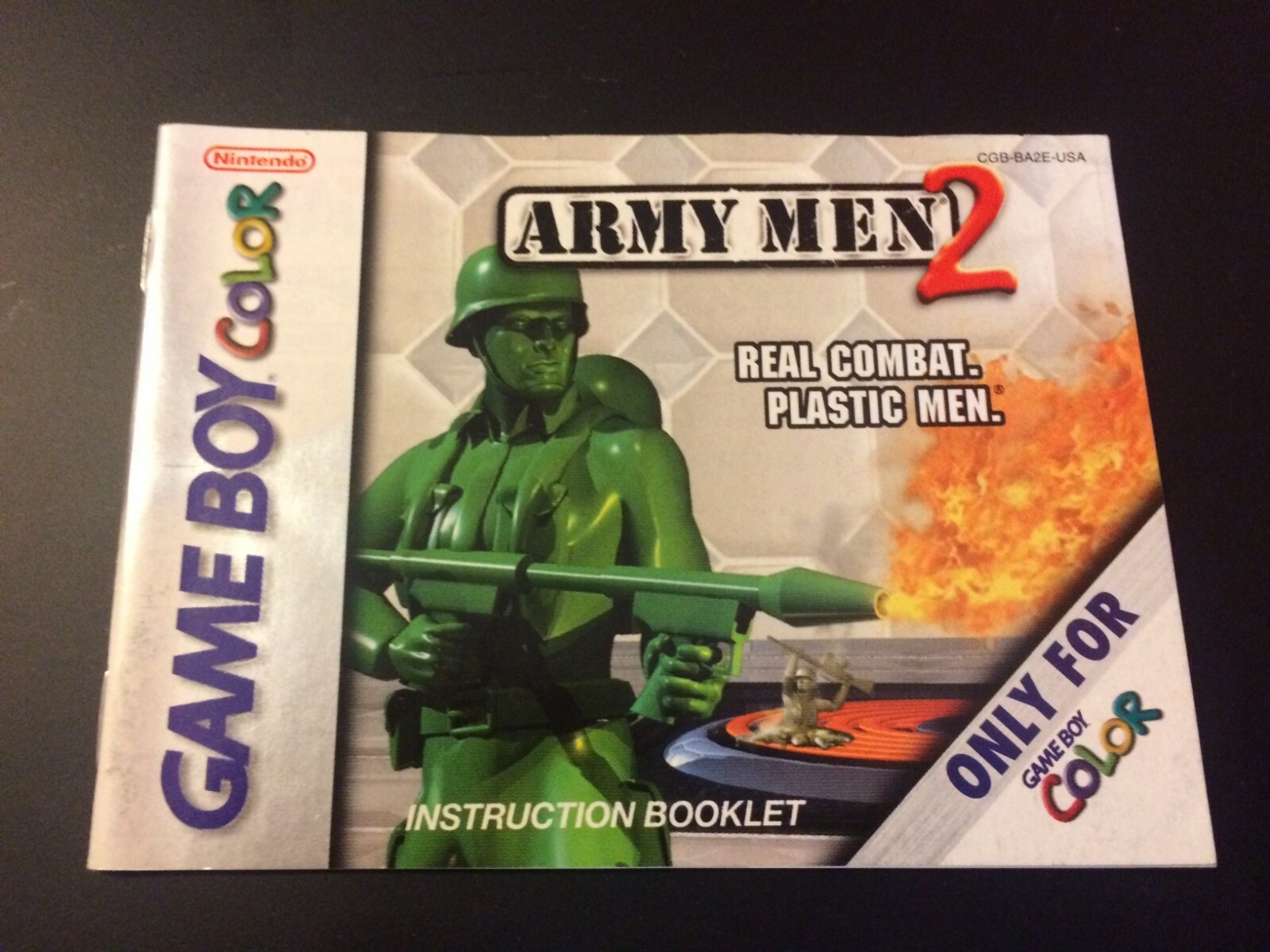 Army Men 2 Nintendo Gameboy Color GBC Manual Game Boy Manual | eBay