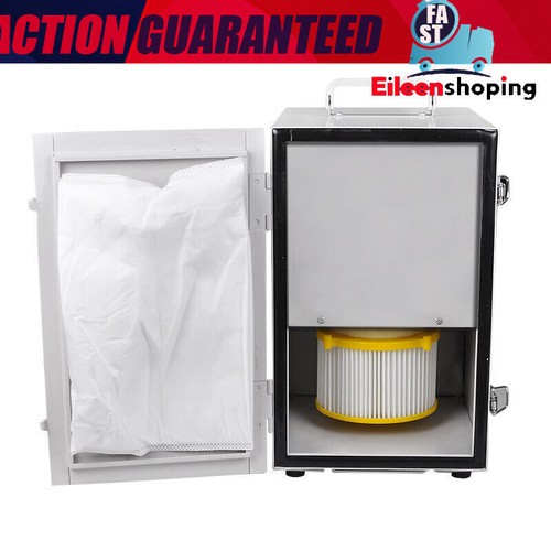 370W Dental Lab Single-row Digital Dust Collector Vacuum Bench Cleaner ...