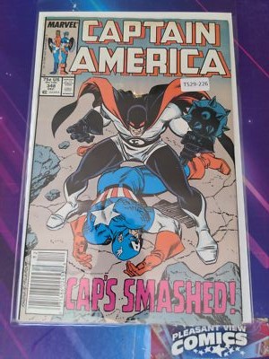 CAPTAIN AMERICA #348 VOL. 1 8.0 NEWSSTAND MARVEL COMIC BOOK TS29-226 ...