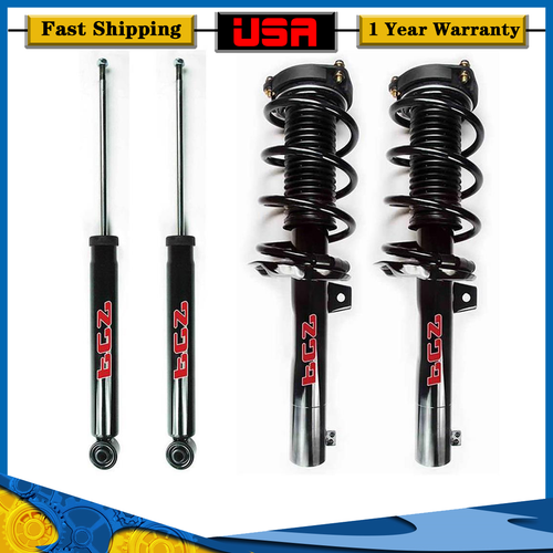 For 2006-2019 Volkswagen Passat FCS 4PCS Set Front Complete Struts Rear ...
